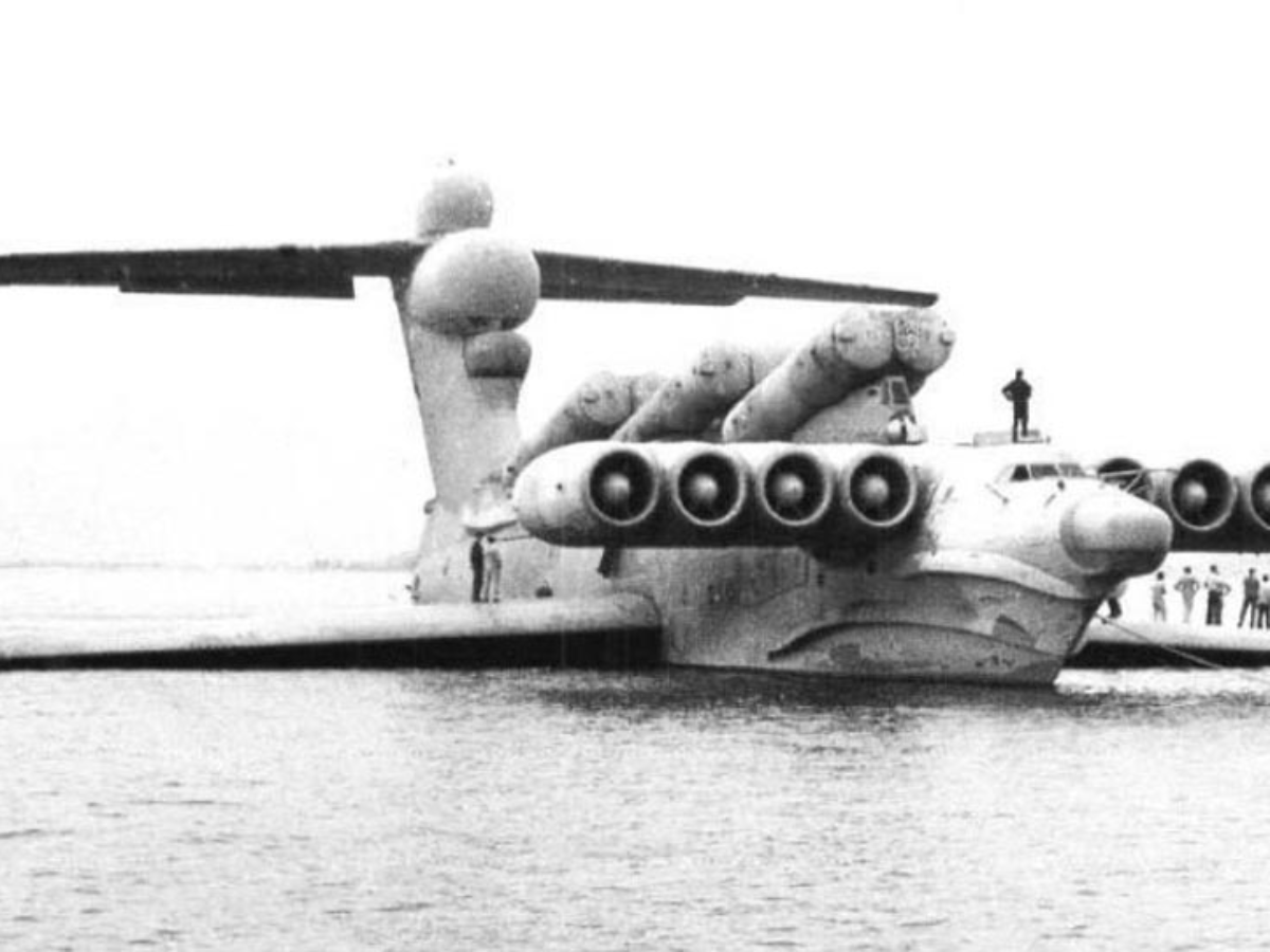 Caspian Sea Monster The Giant Russian Ekranoplan Aka 'Caspian Sea